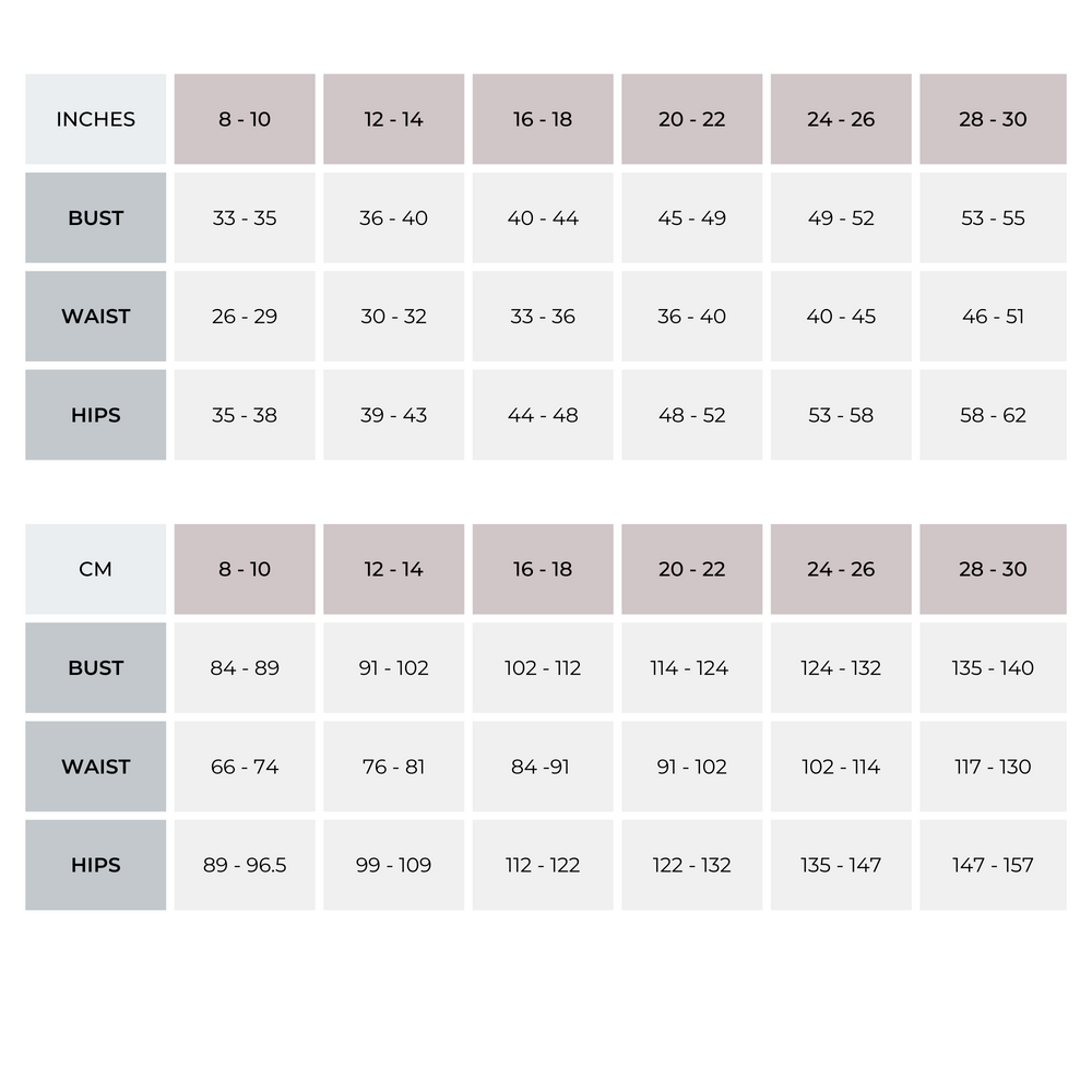 Size Guide – Well Fit Active